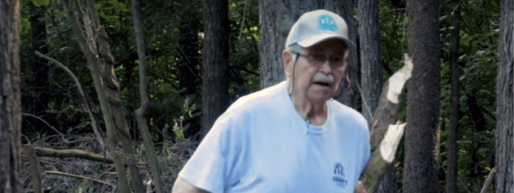 84-Year-Old Volunteer Helps Maintain River Views in Cliff Cave Park ...