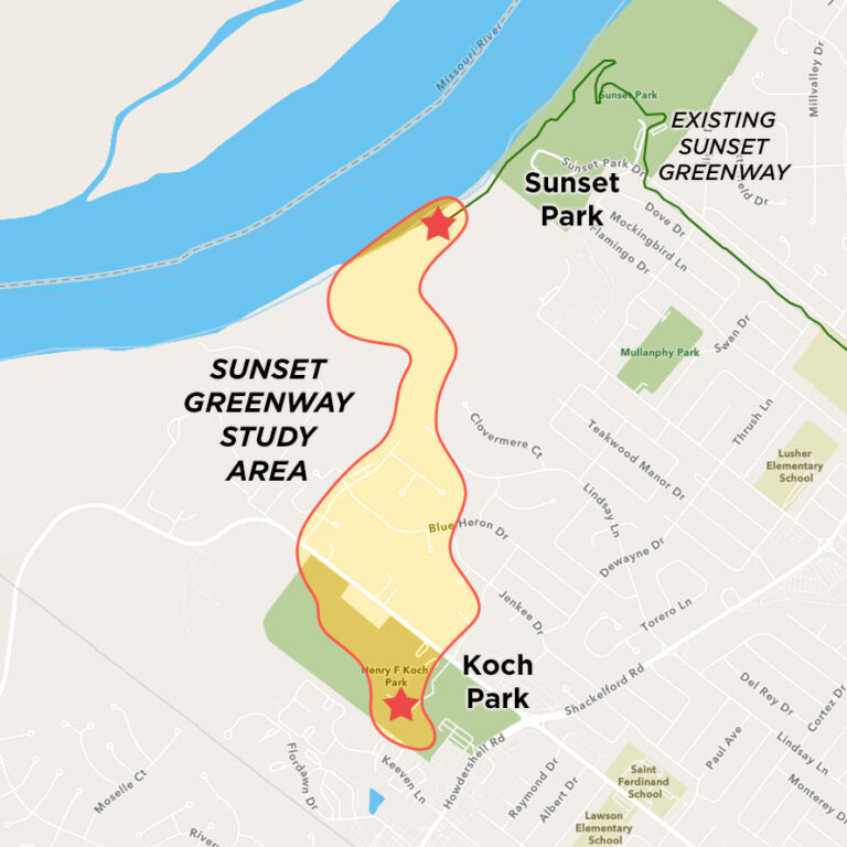 Sunset Greenway: Sunset Park to Koch Park - Great Rivers Greenway
